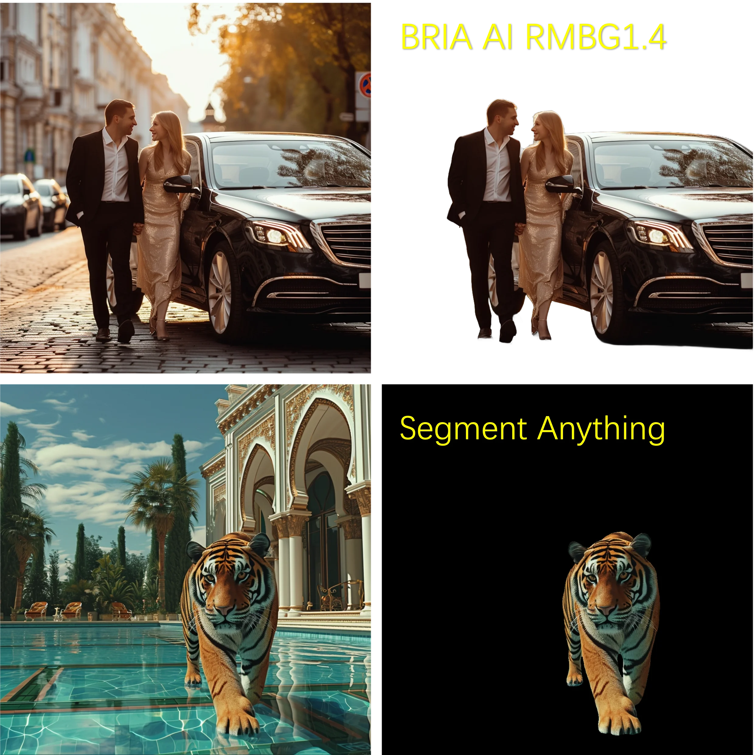 Background Removal - BRIA AI vs Segment Anything