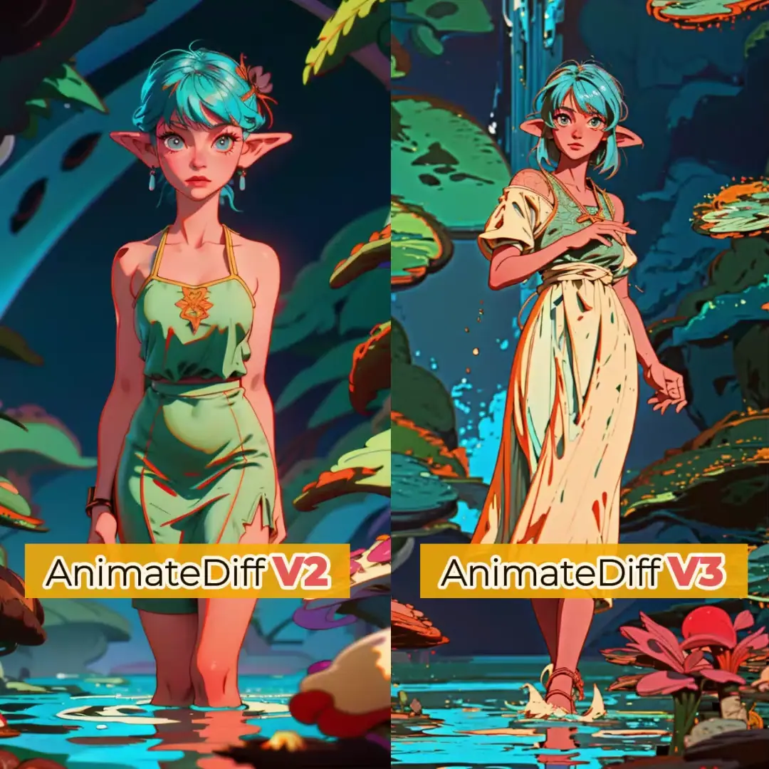 ComfyUI AnimateDiff ワークフロー | Stable Diffusion アニメーション