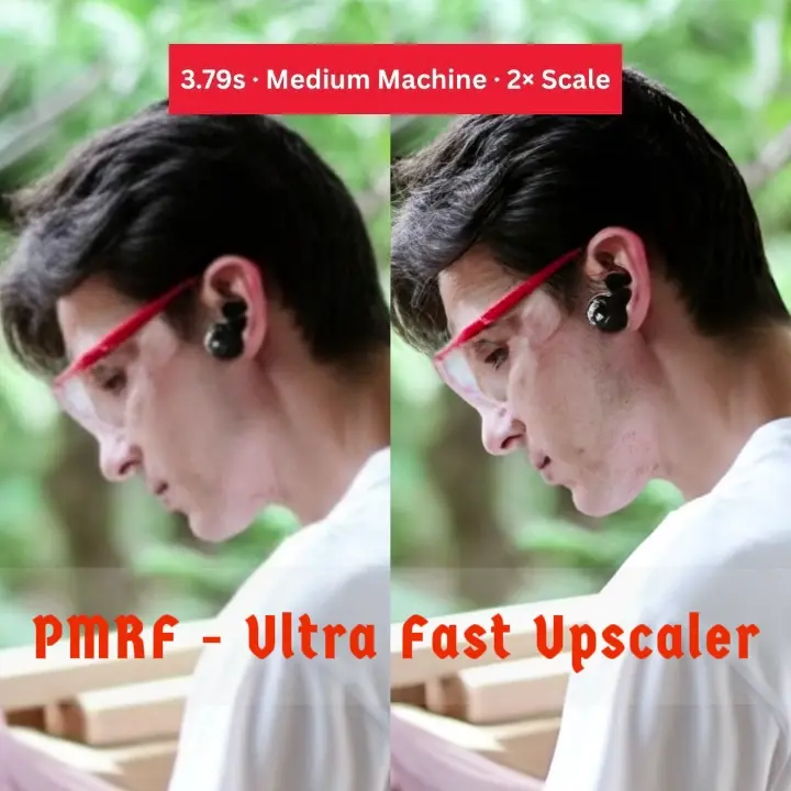 ComfyUI PMRF 低 VRAM 放大器 | 超快速圖像增強器