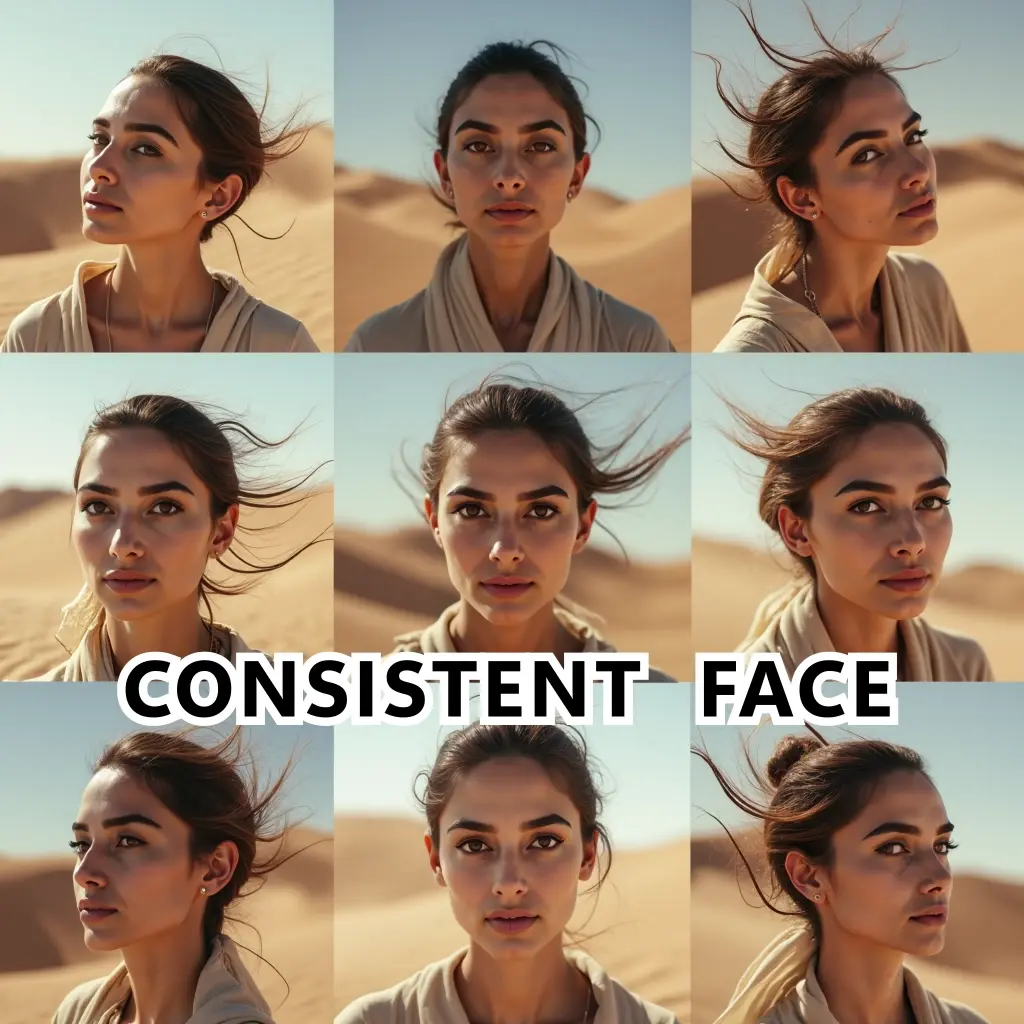 Consistent-Face-3x3-Generator | FLUX and Depth LoRA
