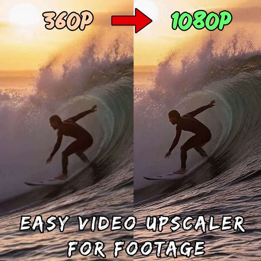 Easy Video Upscaler for Footage in ComfyUI | HD Detail Restoration