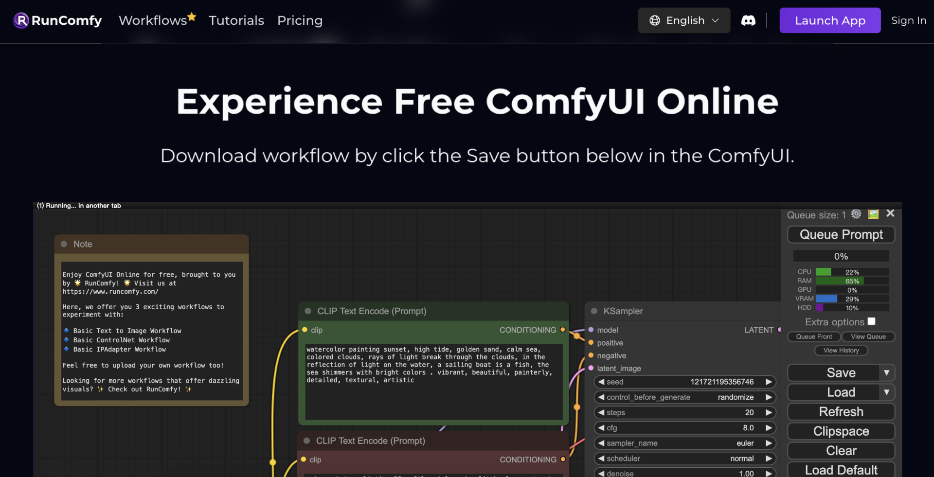 ComfyUI Online - Free ComfyUI Web